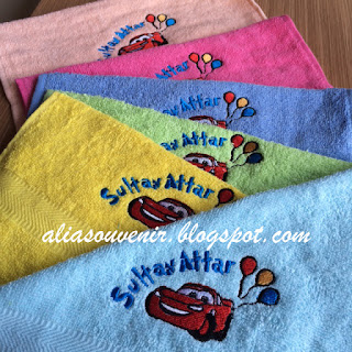 Souvenir Handuk Sapu Tangan Bordir