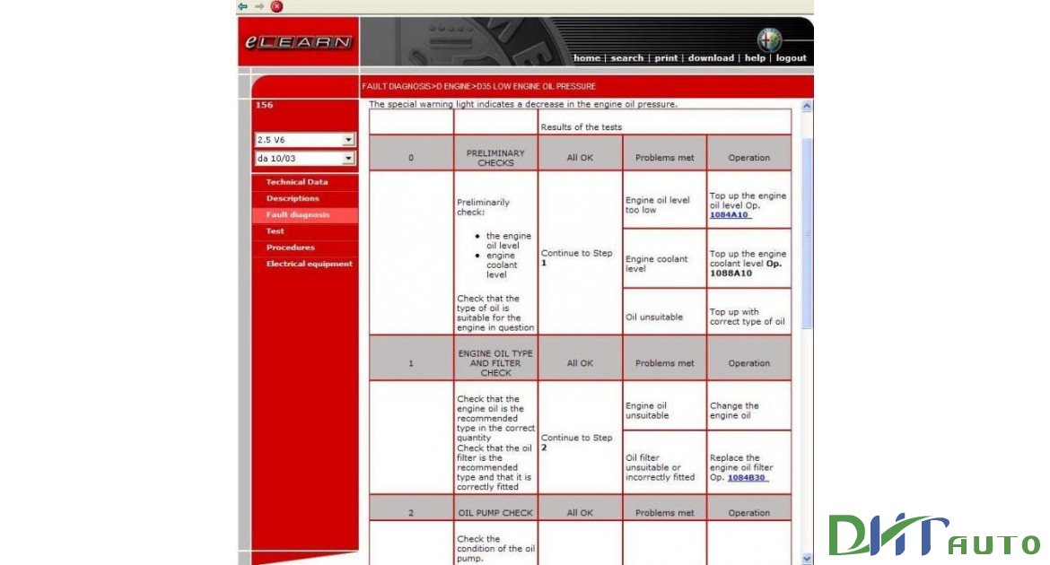 ALFA ROMEO 156 SERVICE & REPAIR MANUAL [1997 - 2007] - Automotive Library