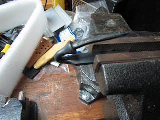 Homebrew Guitar Bridge Plate Chisel Removal Tool Crawls Backward (When ...