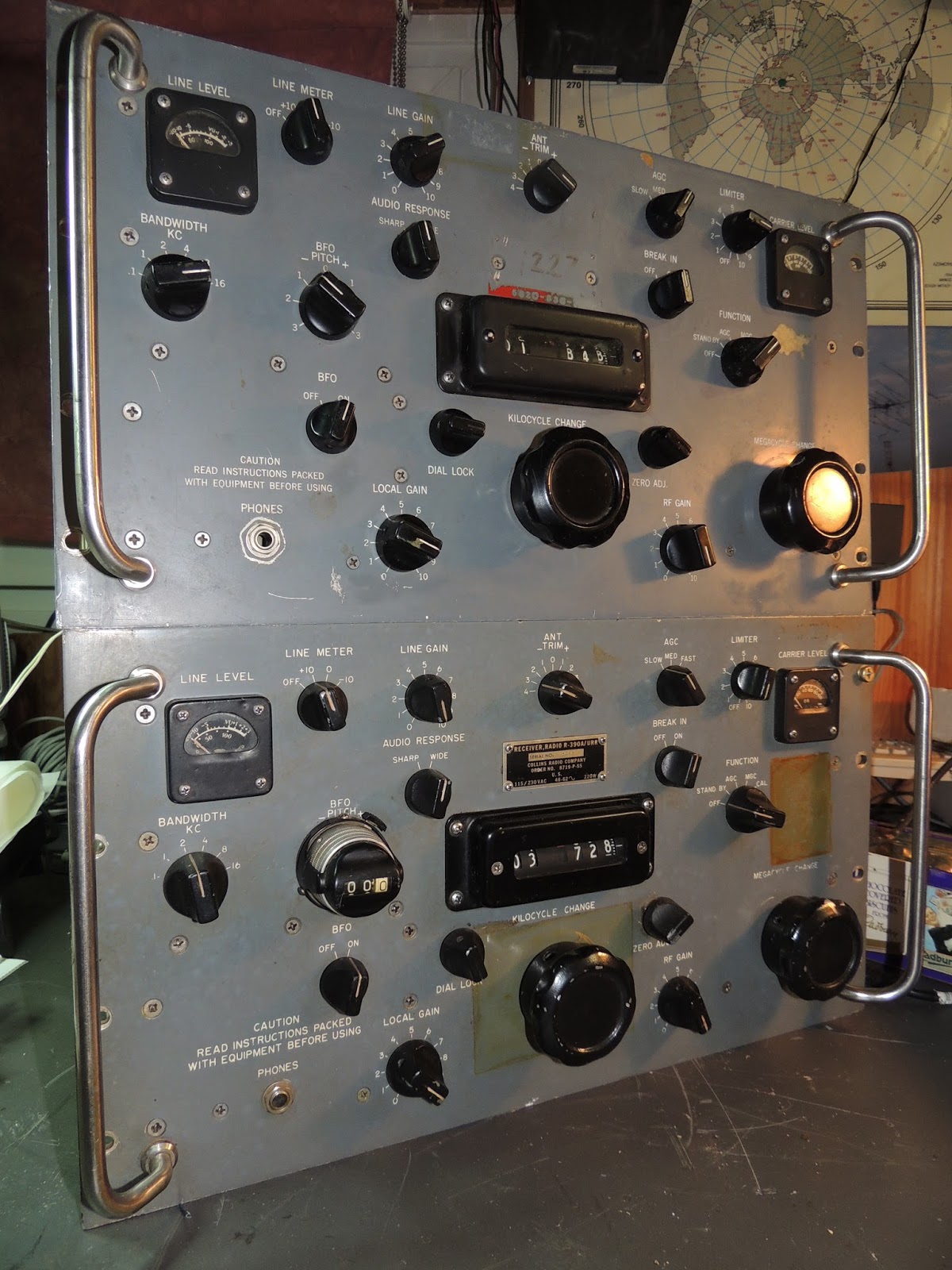 SV7APQ Ahillefs: COLLINS R - 390A / URR restoration. Συντήρηση δυο ...