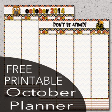 My Fashionable Designs: Free Printable October Weekly Planner Pages