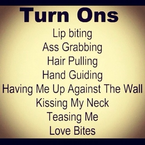 Just Images List Of Turn Ons just-images-list-of-turn-ons