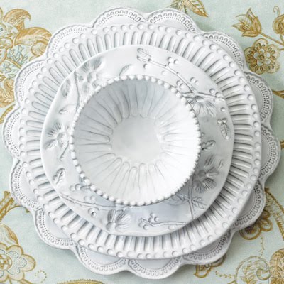 Home Sweet Home: Embossed Dinnerware