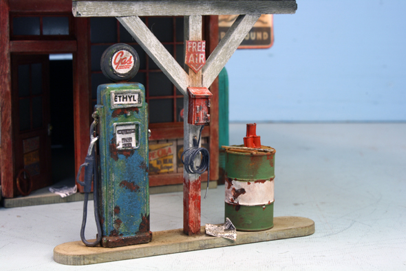 White River Division: O Scale Gas Station - FOS Scale Models Kit