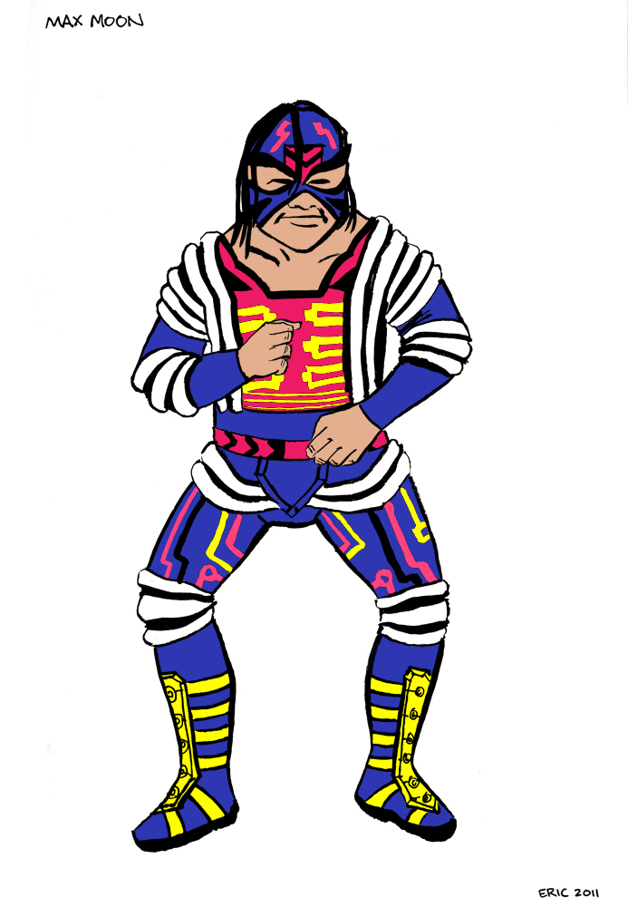 "Introducing first, the challenger...": Max Moon: pro wrestler from the ...