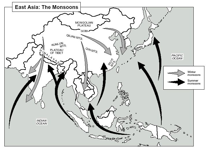 Monsoon Climatic Region