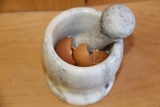 The Homestead Laboratory: Grinding Eggshells