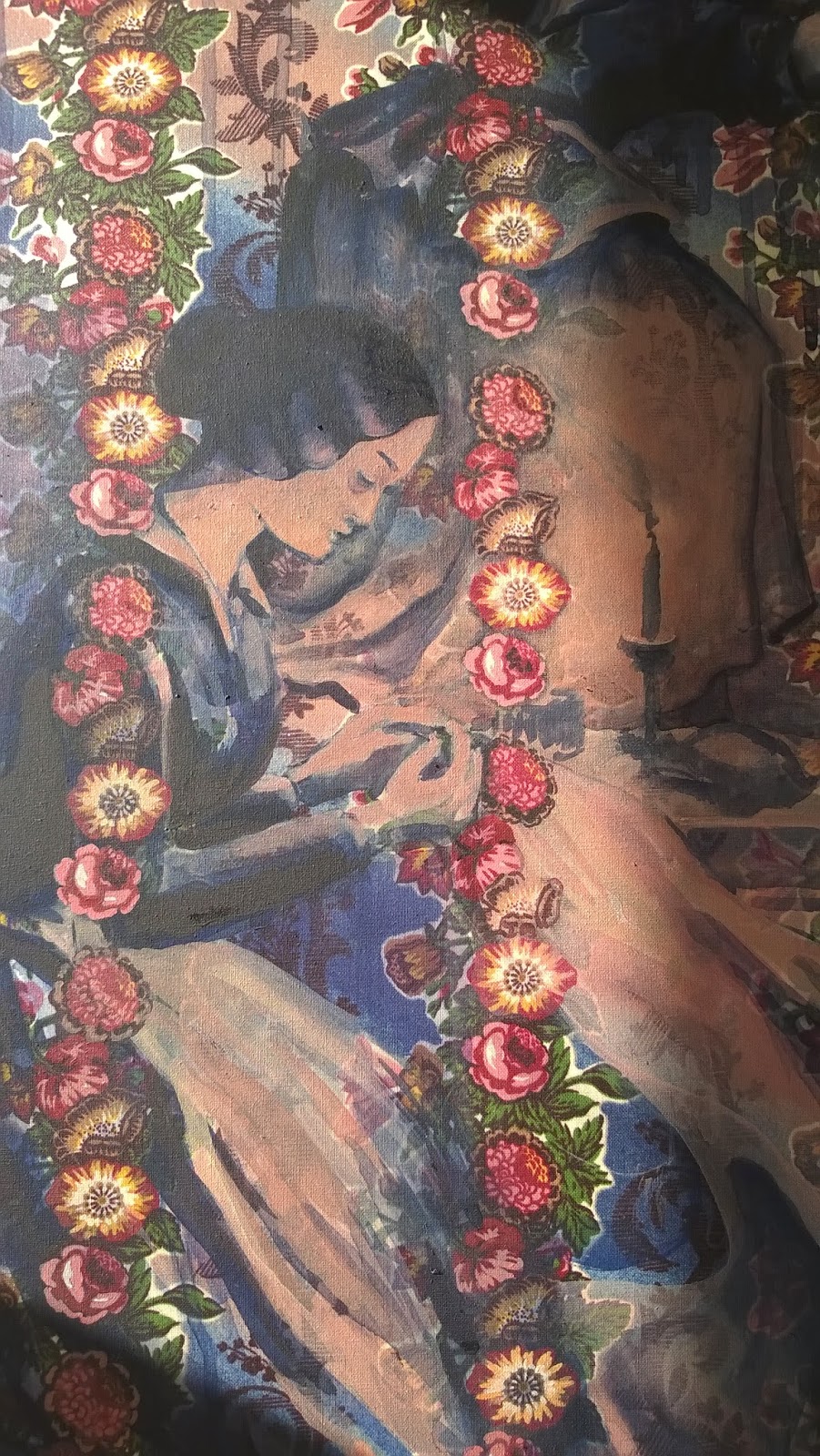 poesie grenadine: Tangled Yarns: Alke Schmidt at the William Morris ...