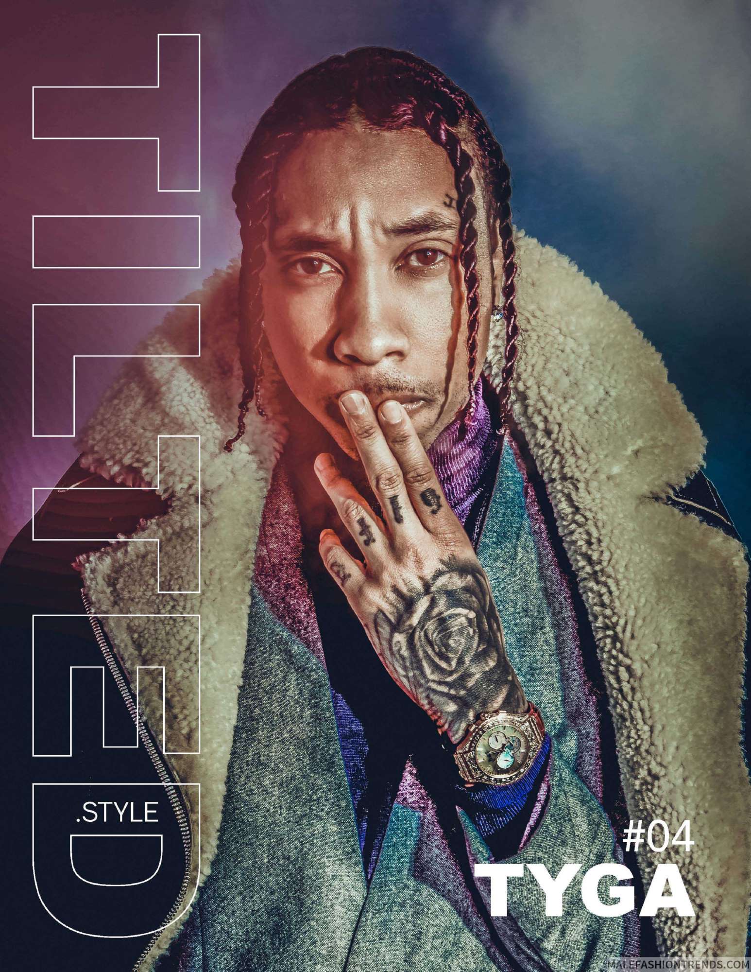 Tyga para TITLED Style Magazine por Aleksander Tomovic