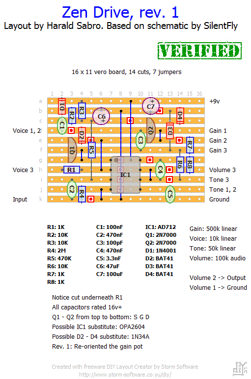 StompBoXed - The Guitar Pedal Builders Repository: Zendrive Zen Drive ...