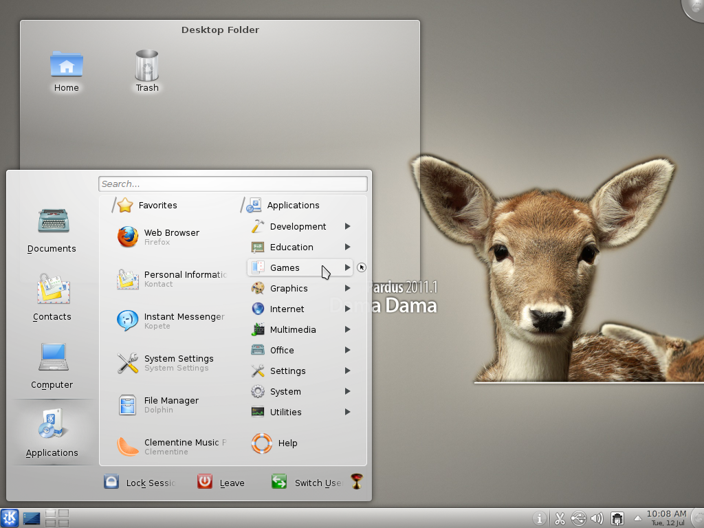 Pardus Linux Operating System from Turkey New Version Dama Dama
