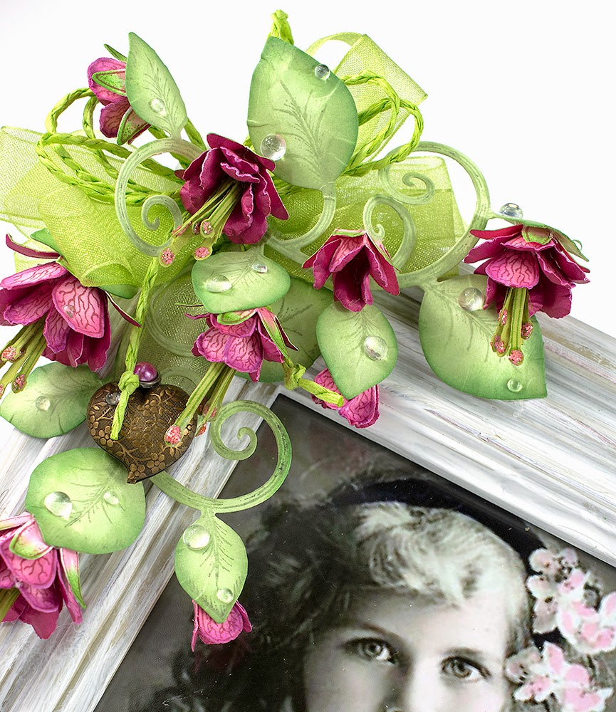 STAMP-PEDING My Way Through Life: Cascading Fuchsia Frame