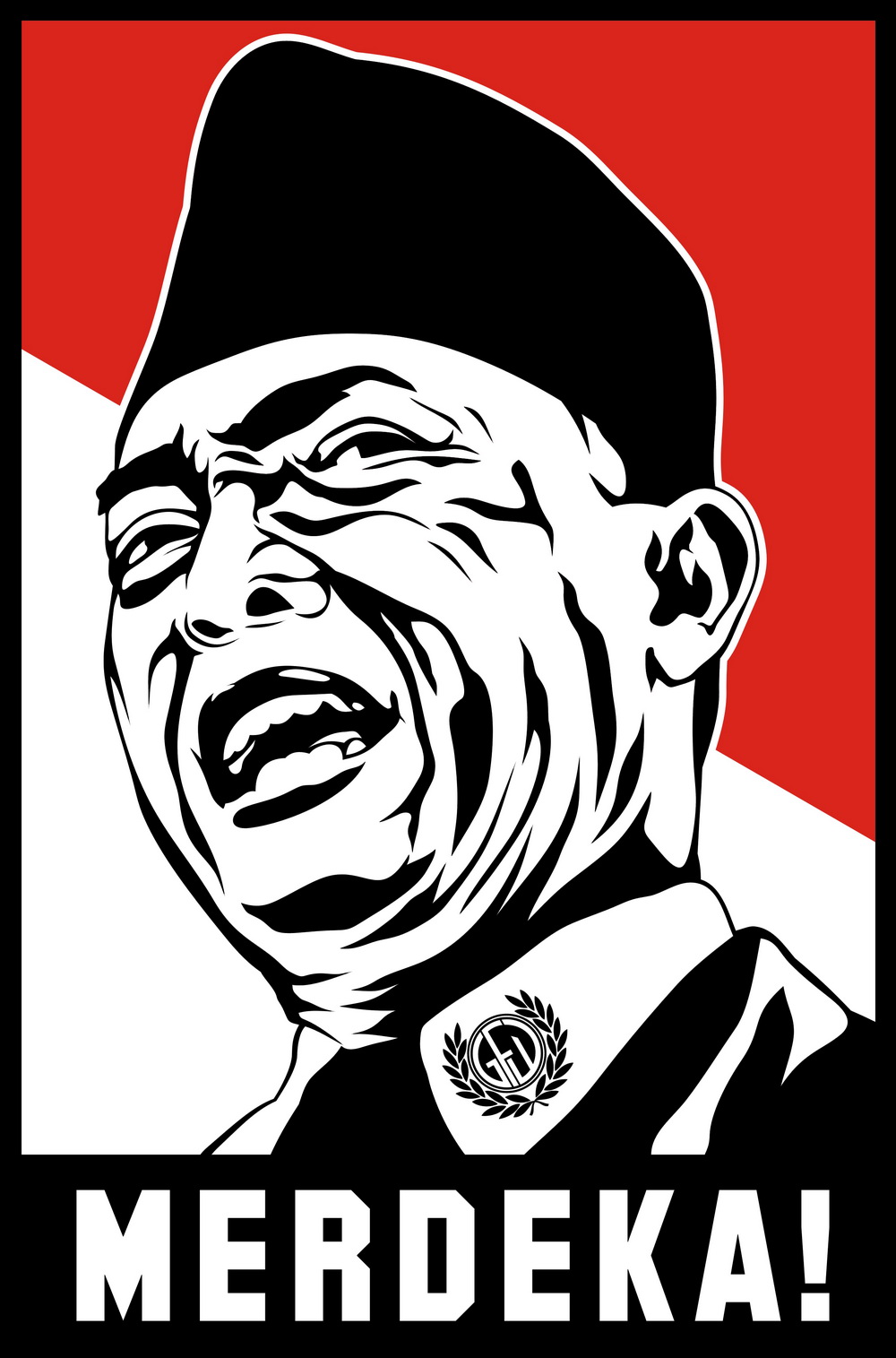 Ganung Artwork "GFW": SOEKARNO "MERDEKA"