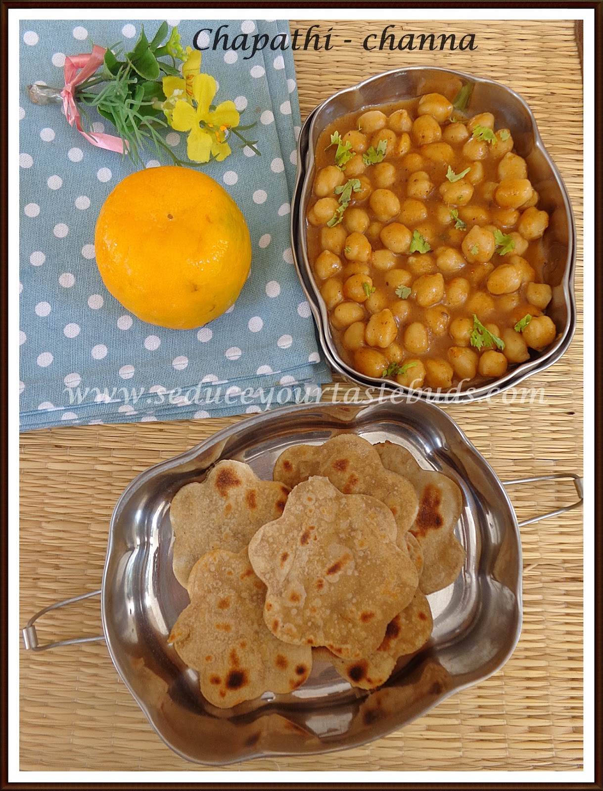 Kids Lunch Box Series # 8 | Oats Chapathi - Channa Masala, Fruit ...