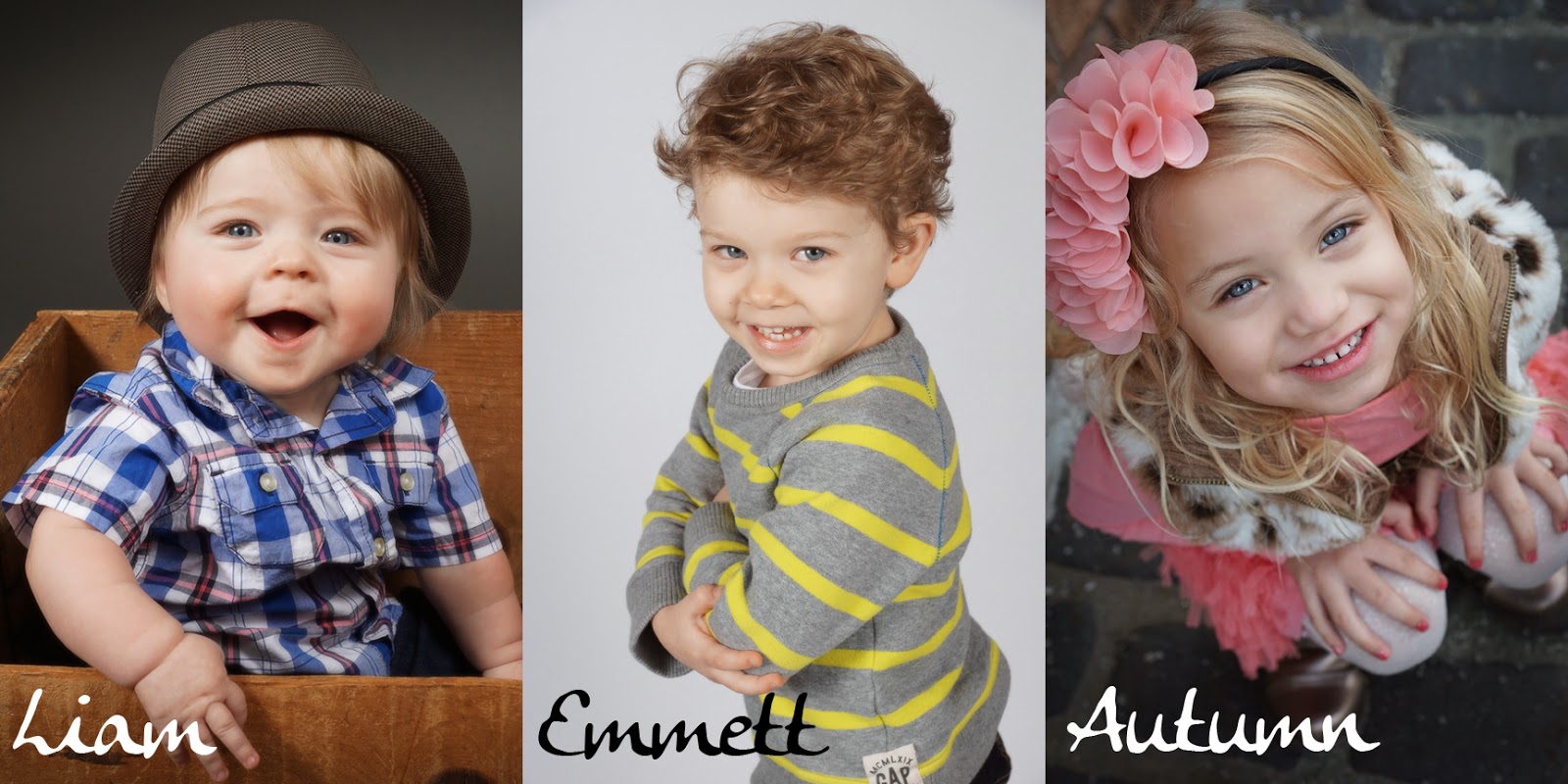 NinaMarie Studios: And the WINNERS of this year's Cutest Kid Contest are...