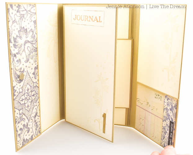 A Book Within A Box Within A Journal - having fun with Eileen Hull's dies!