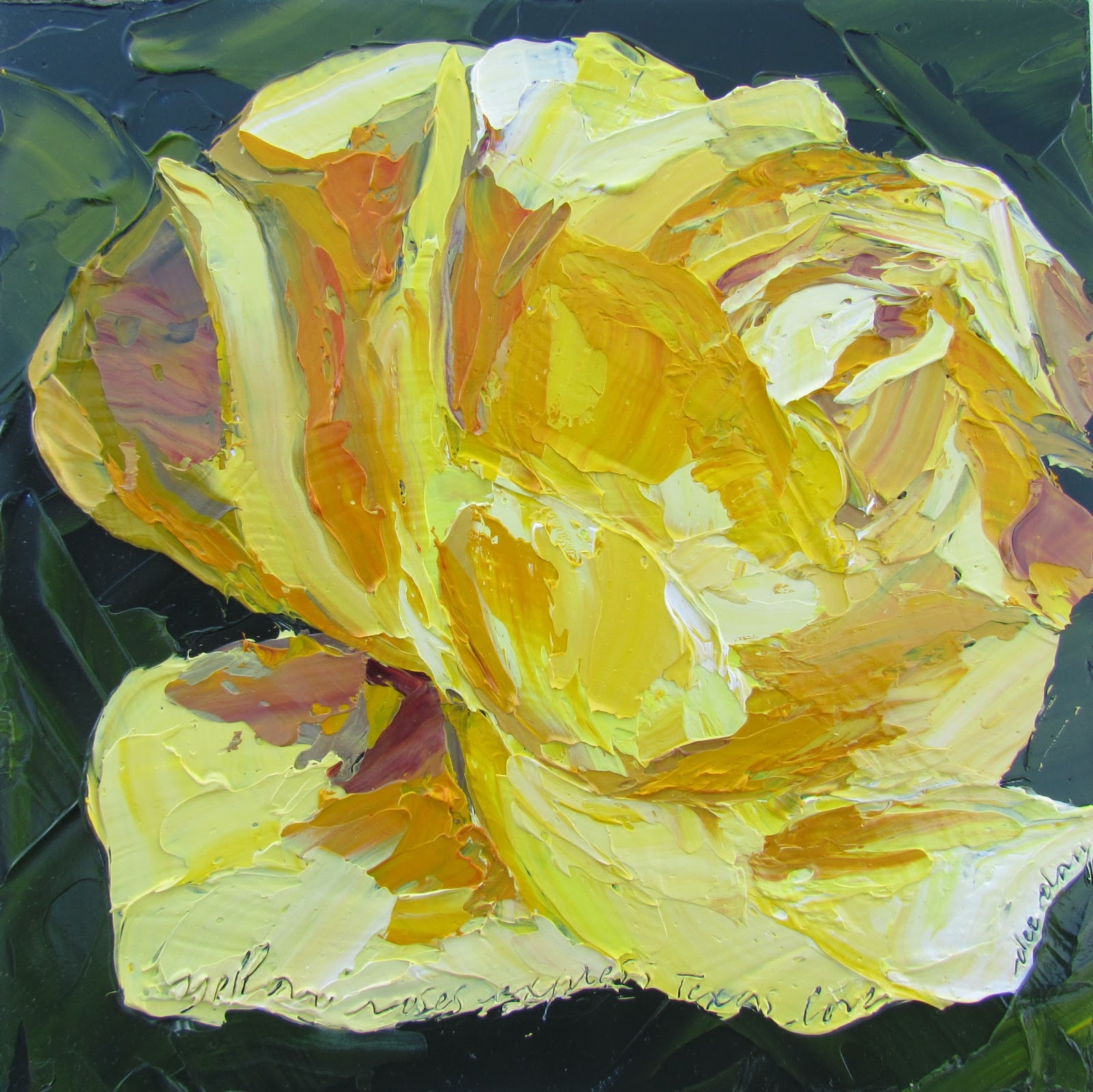 Dee Day Art Journal: "Yellow Rose"