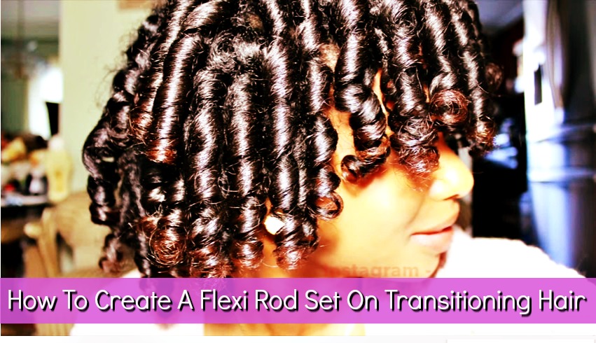 Flex Rods Smooth Curls On Transitioning Natural Hair