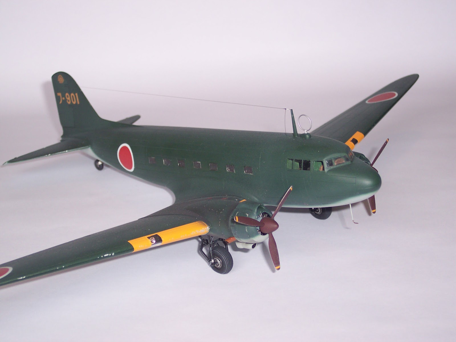 L2D2 Taddy Japan transport aircraft 1/72 Amodel 72214 Model Kits Models ...