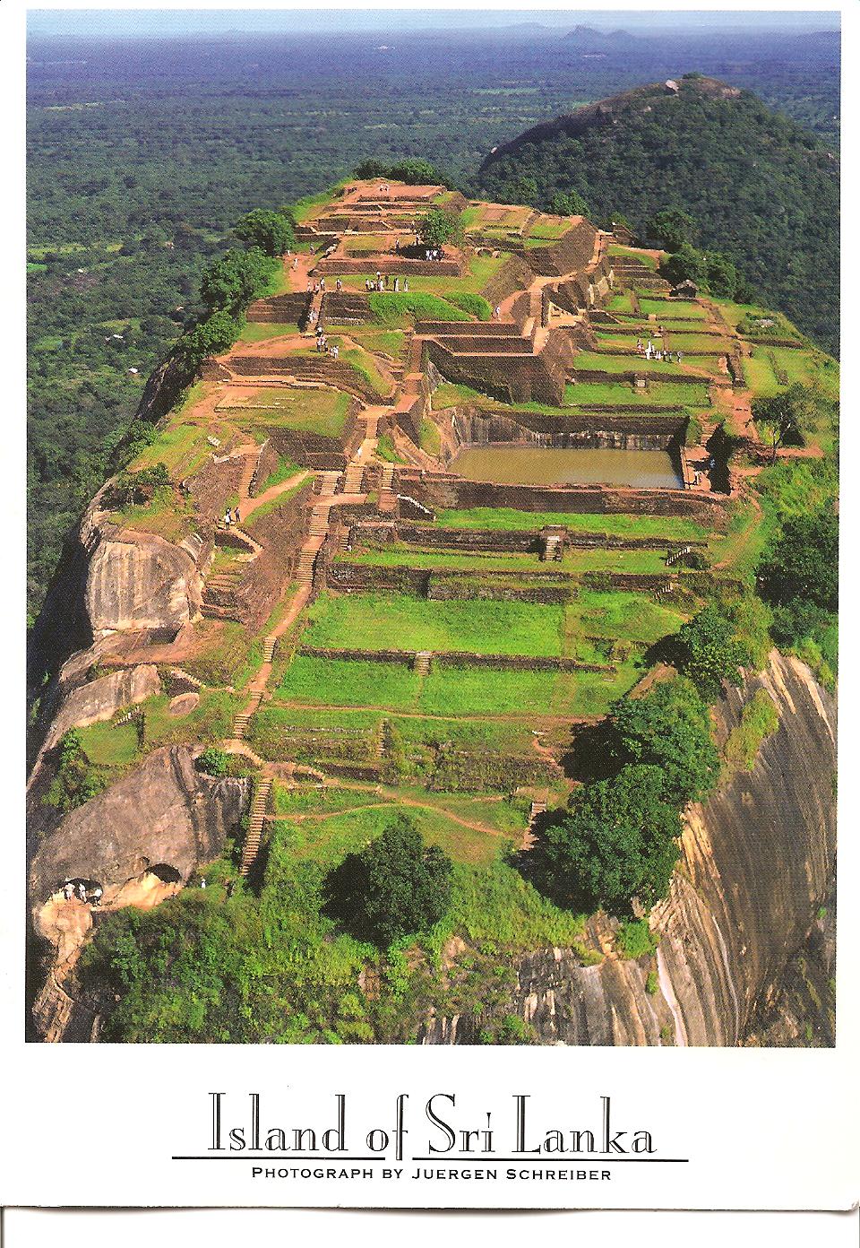 MY POSTCARD-PAGE: SRI LANKA ~Ruins of King Kashyapa's palace-UNESCO
