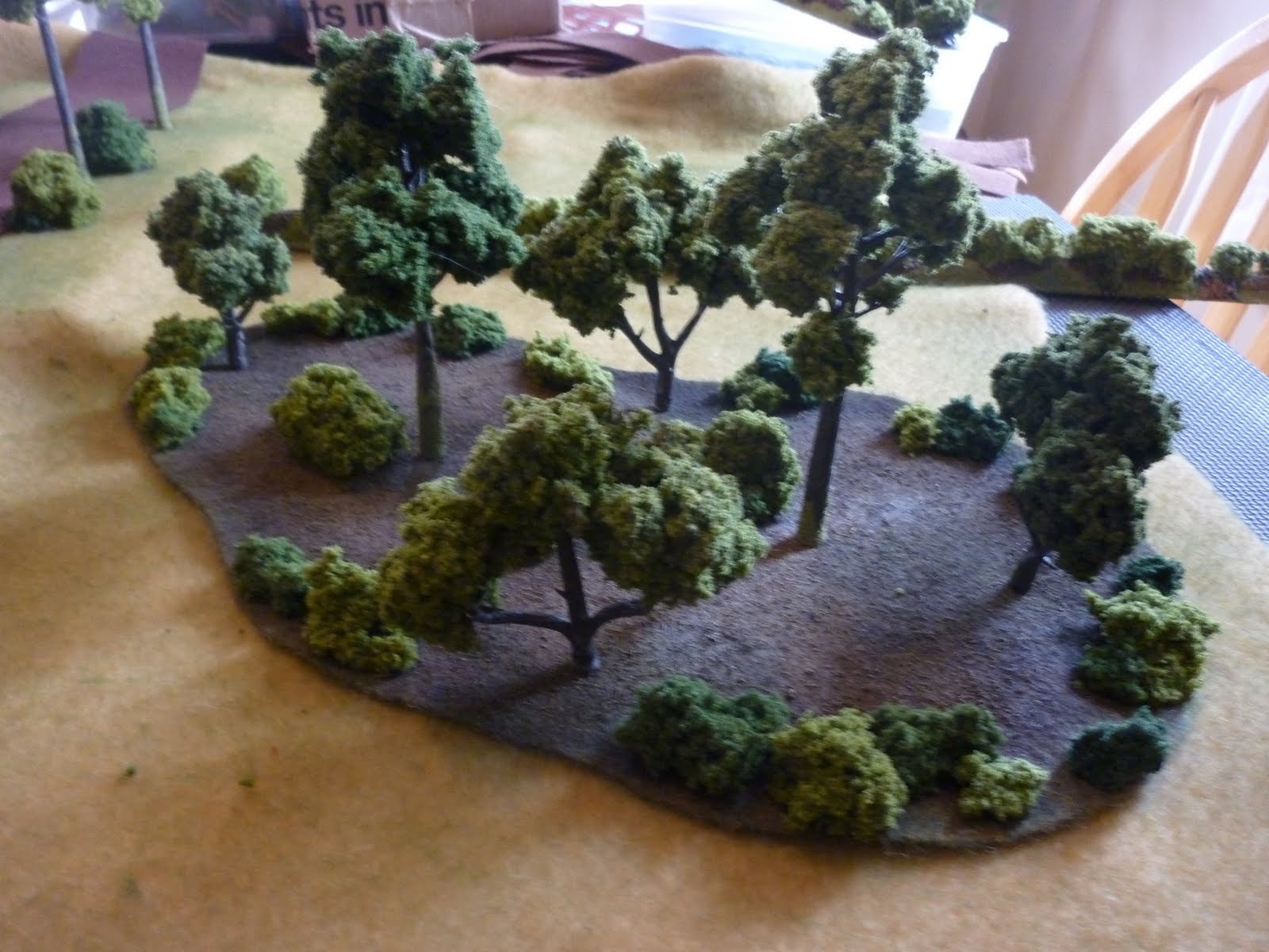 Pizzagrenadier's Miniature Wargaming Blog: Making Modular Forests.