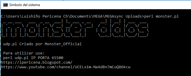 Ataque de denegación de servicio script ddos
