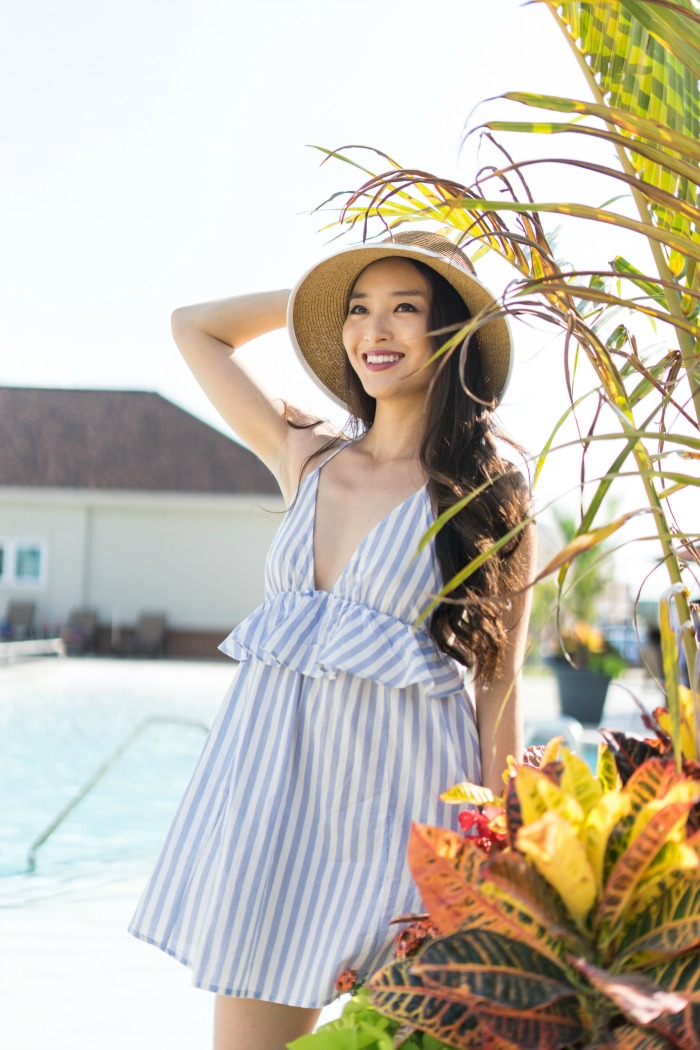 The Sundress that was Made for Pool Lounging - By Kimberly Kong