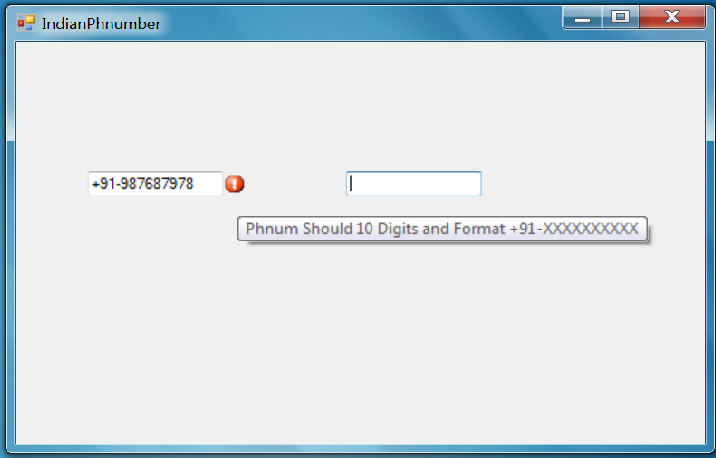 How to Validate the TextBox with Indian Phonenumber Format - RealTime ... How to Validate the TextBox with Indian Phonenumber Format - RealTime ...