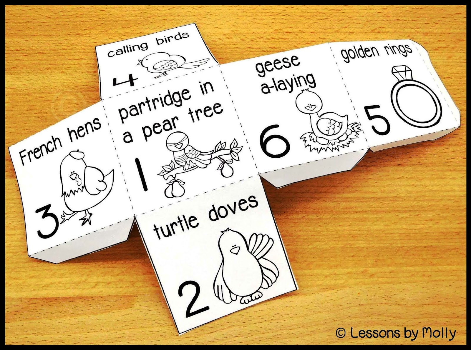 Lessons by Molly: Twelve Days of Christmas Math