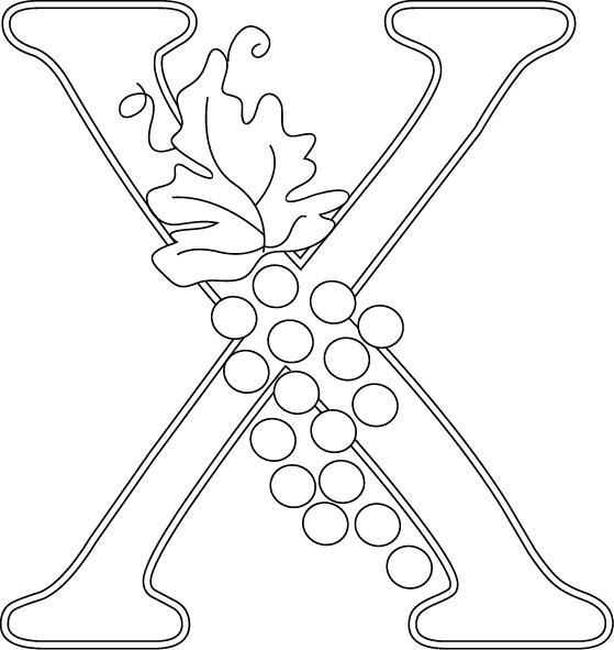 Shawkl Designs: Wine Country Monogram - XZ