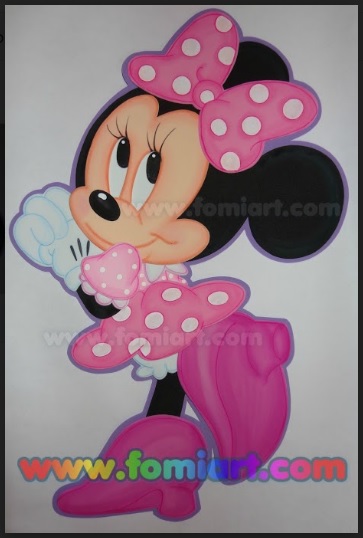 Baixe grátis o molde de Minnie para trabalhos em E.V.A grátis - Feltro ...