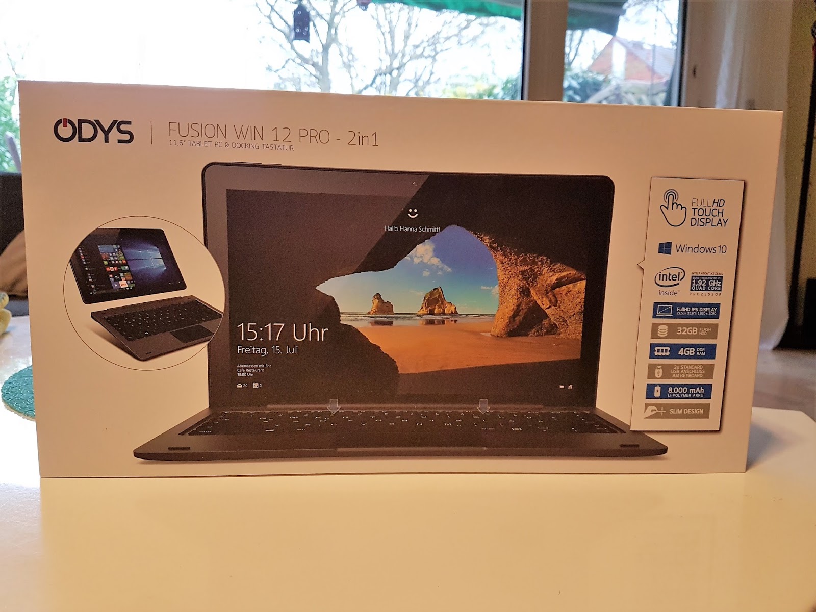 ODYS Fusion Win 12 Pro 2in1 Tablet im Test - erster Eindruck mit ...