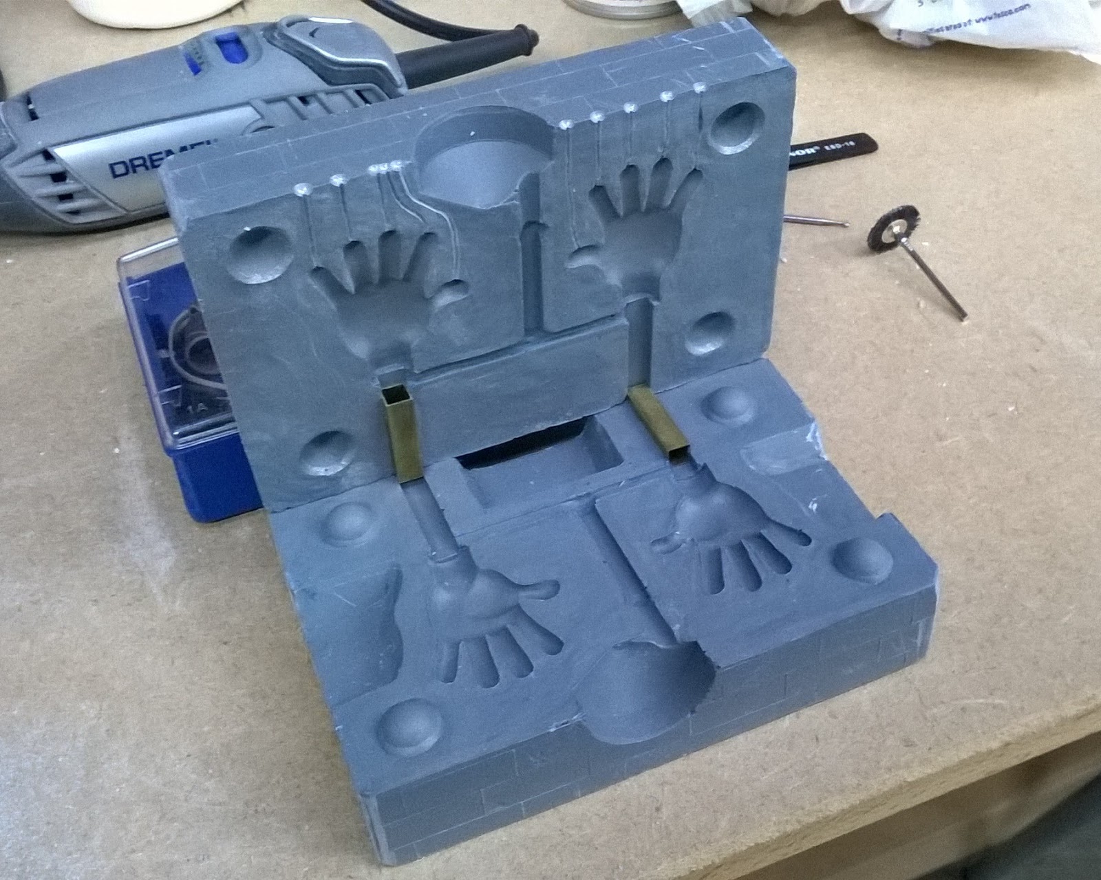 Mould making...Here's one way the industry do it.