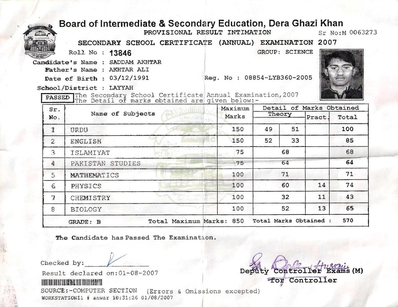 Saddam Akhtar: Saddam Akhtar Documents