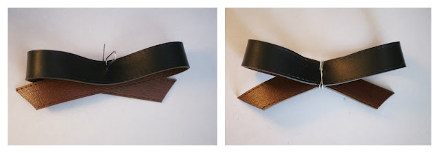by viktoria: The Detachable Leather Bow Belt Tutorial