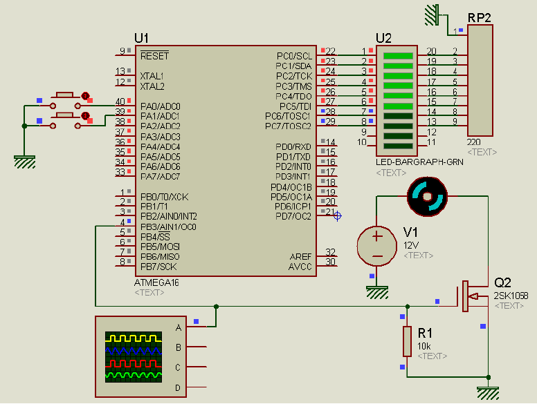 Trucos de electrónica y programación: Uso de PWM en ATMEGA16