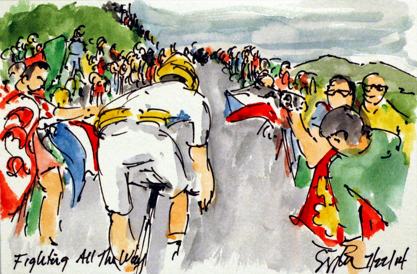 The Art of Cycling: Tour Stage 16: Fighting All the Way