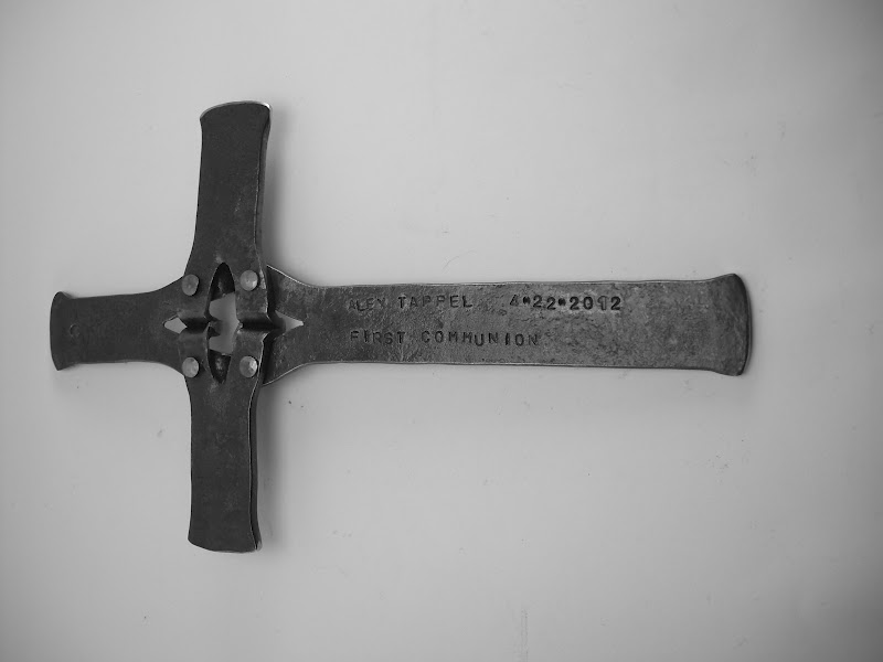 Osage Bluff Blacksmith: Hand forged cross