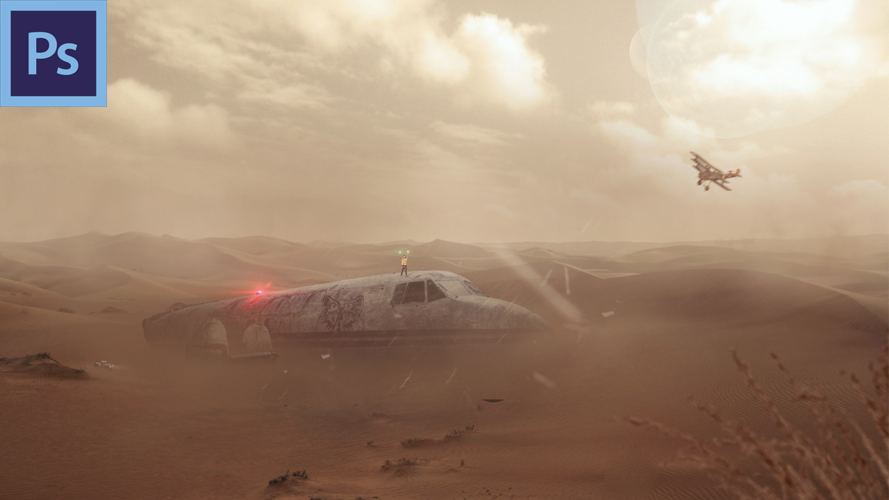 The Desert War - Photoshop Manipulation Tutorial - Aurasium Tutorials