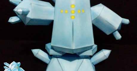Pokemon: Regice Papercraft | Paperized Crafts