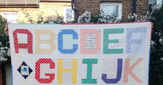 Spell It With Moda Quilt: Finished