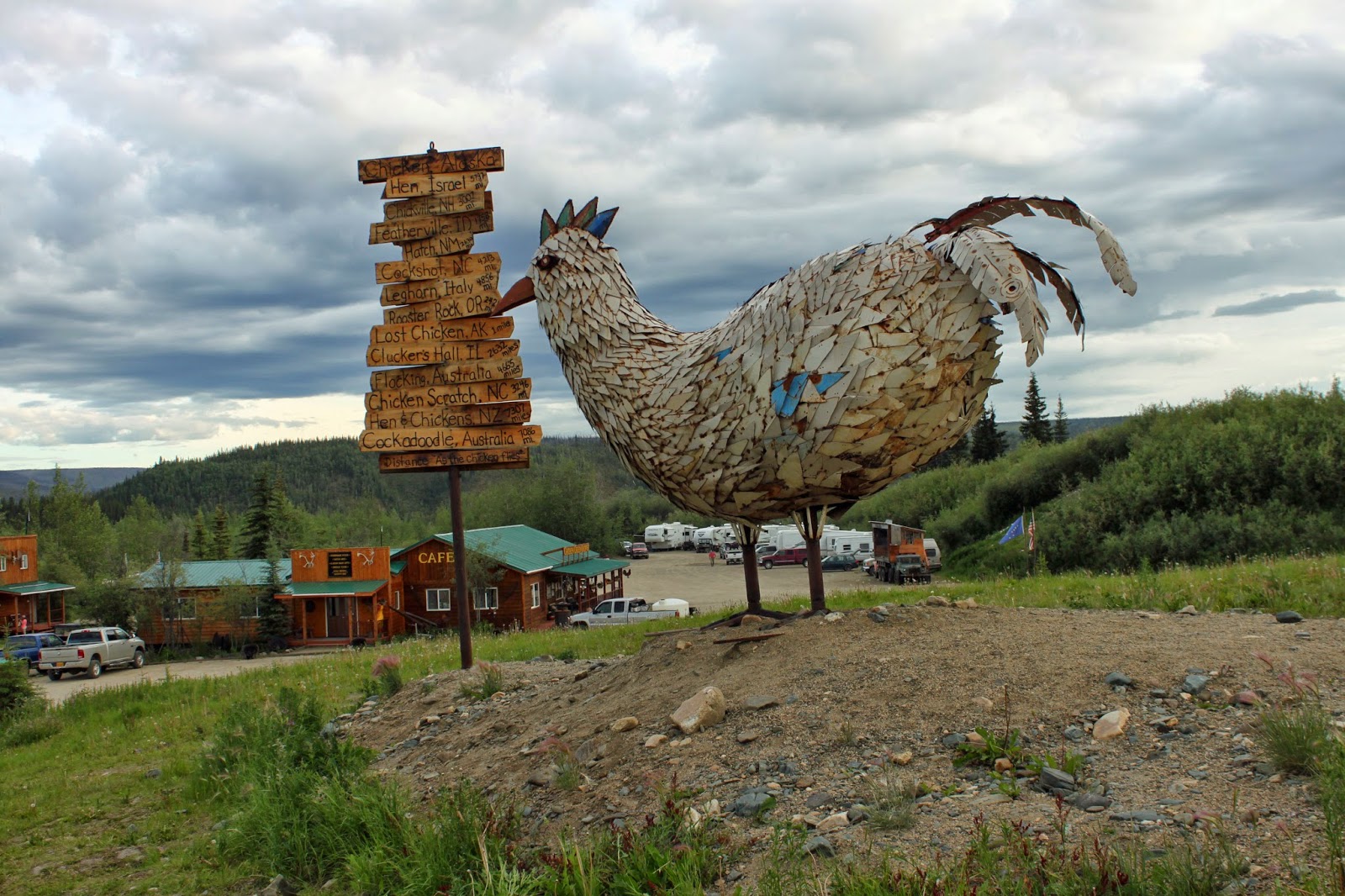 Bill & Connie's RV Adventures: July 3, 2014 Chicken, Alaska
