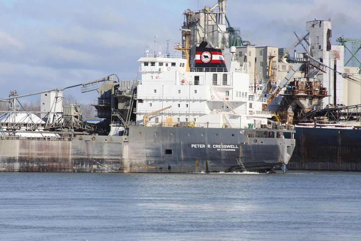 Michigan Exposures: My First Ship of the Year - The Peter R. Cresswell