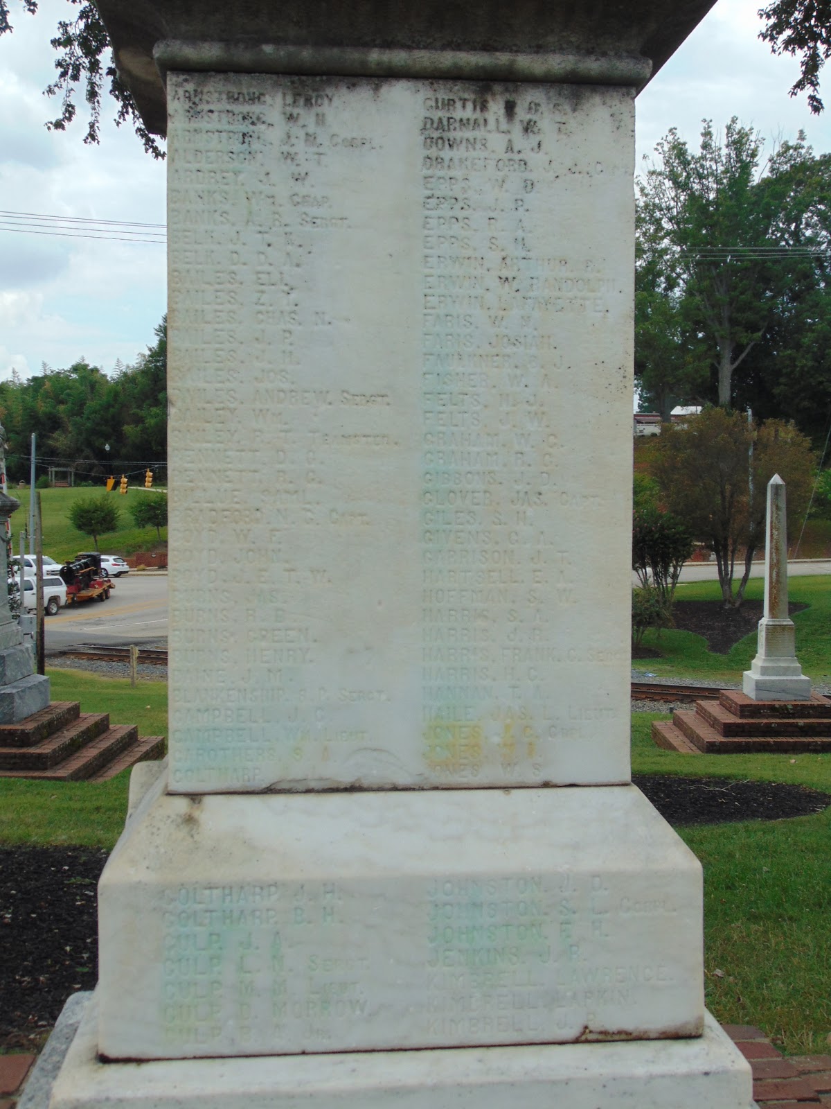 Southern Fried Common Sense & Stuff: Confederate Park Monuments At Fort ...