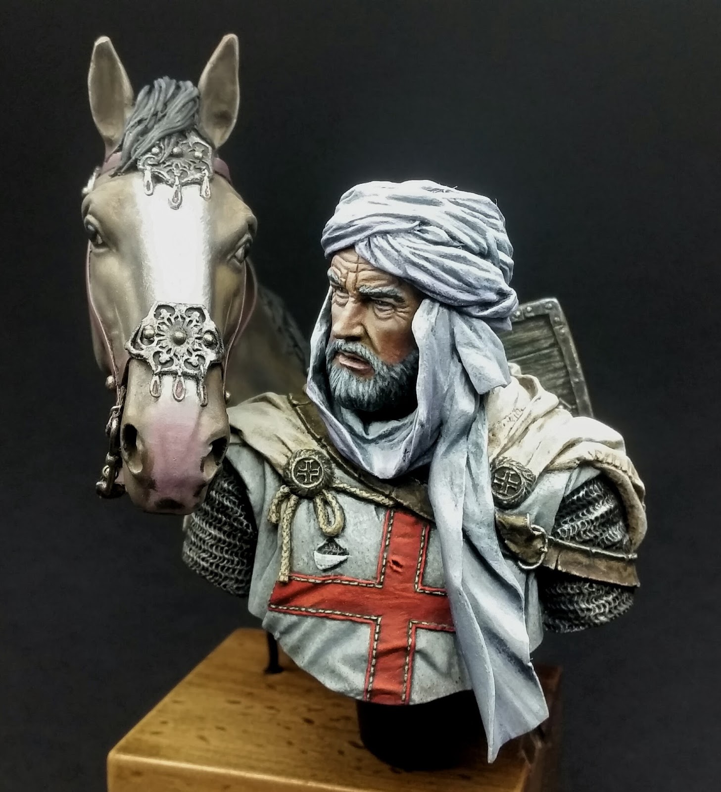 Holy Knight with his horse