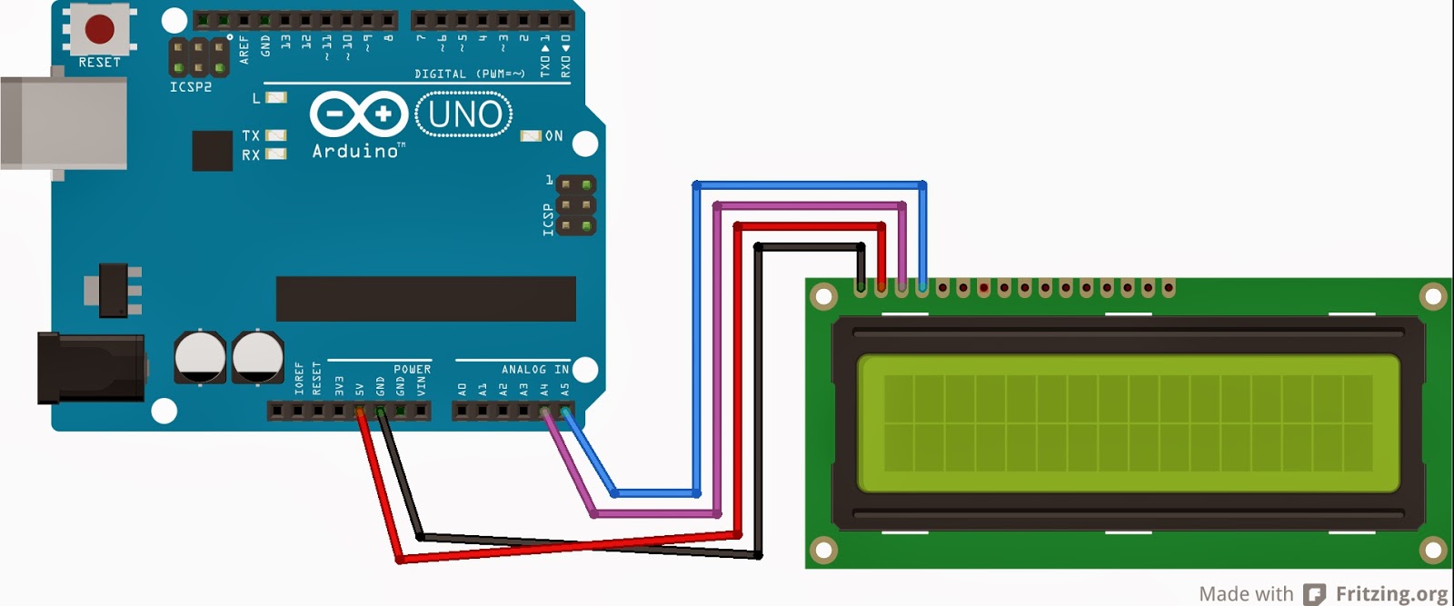 Adding an Sainsmart IIC/I2C/TWI 1602 Serial LCD Module Display readout to the Arduino.
