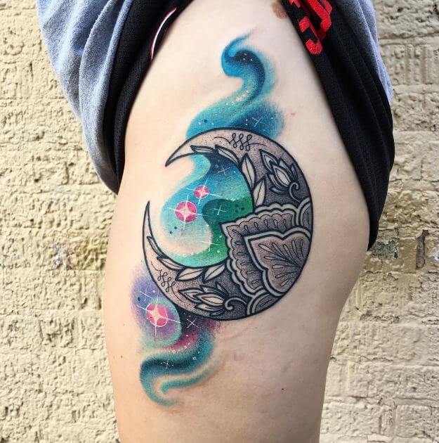 115+ Unique Moon Tattoo Designs with Meaning (2018) | TattoosBoyGirl