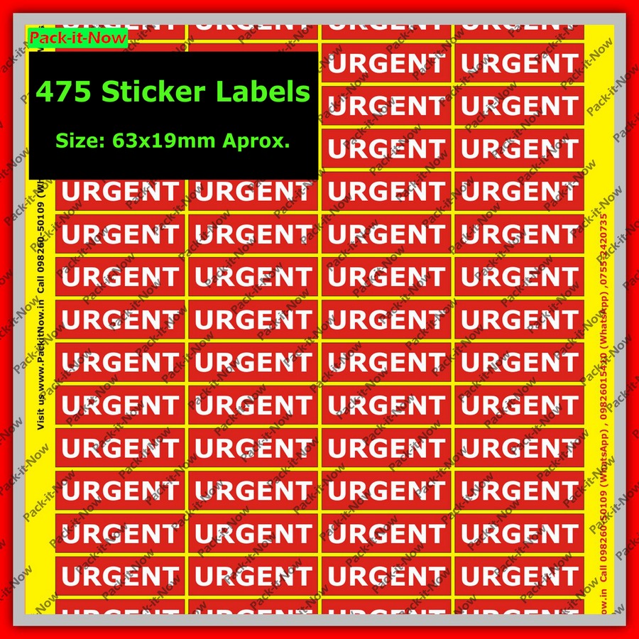 Pack it Now: Sticker labels for Courier,Parcel,Shipping safety instructions