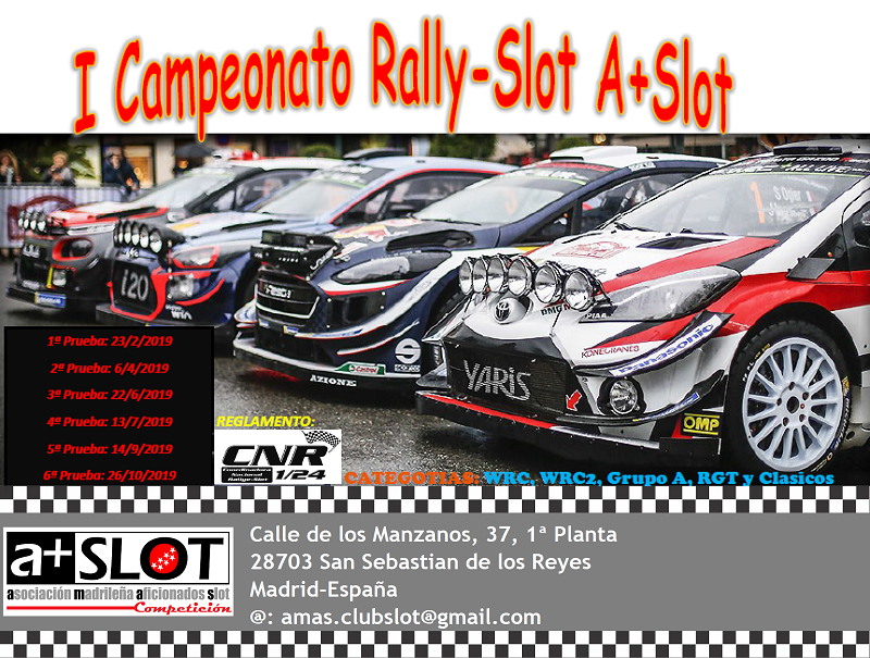 Slot Adictos - I CPTO. RALLY-SLOT 1:24 A+SLOT. SABADO 23 FEBRERO ...