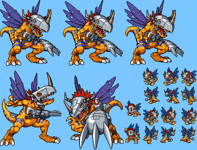 Los sprites son tuyos: SPRITES DE DIGIMON: METALGREYMON